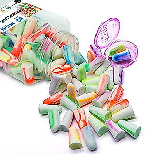 MOLDEX Sparkplugs Soft Foam Earplugs 60 Pairs Ear Plugs for Sleeping, Snoring, Work, Travel, Shooting - 33dB Highest NRR Made in USA (Bottle Pack)