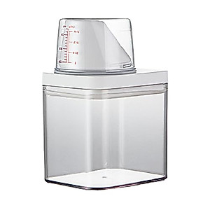 Laundry Detergent Container, 700x1100x1500x1900ml Washing Powder Dispenser, Laundry Scent Dispenser, Clear Powder Holder Laundry For Laundry Room Kitchen