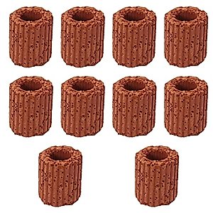 DGHAOP 10pcs Water Plants Cultivation Fixed Ring Base 25mm Aquatic Water Plant Fixed Ring for Aquarium Landscape Ceramic Plant Pot