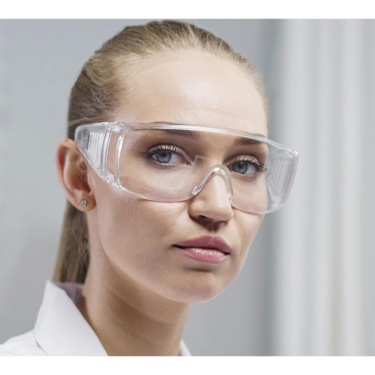 3 Pack | OTG Safety Glasses | Over Eyeglasses | Anti-Fog & Scratch Resistant | Impact & Scratch Resistant