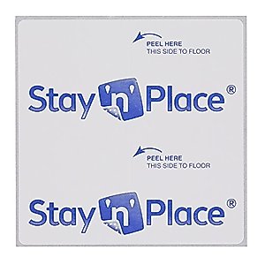 Mohawk Home Stay N' Place Tabs Area Rug, 4"x4"