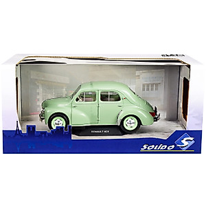 1955 4CV Vert D'eau Green 1/18 Diecast Model Car by Solido S1806602