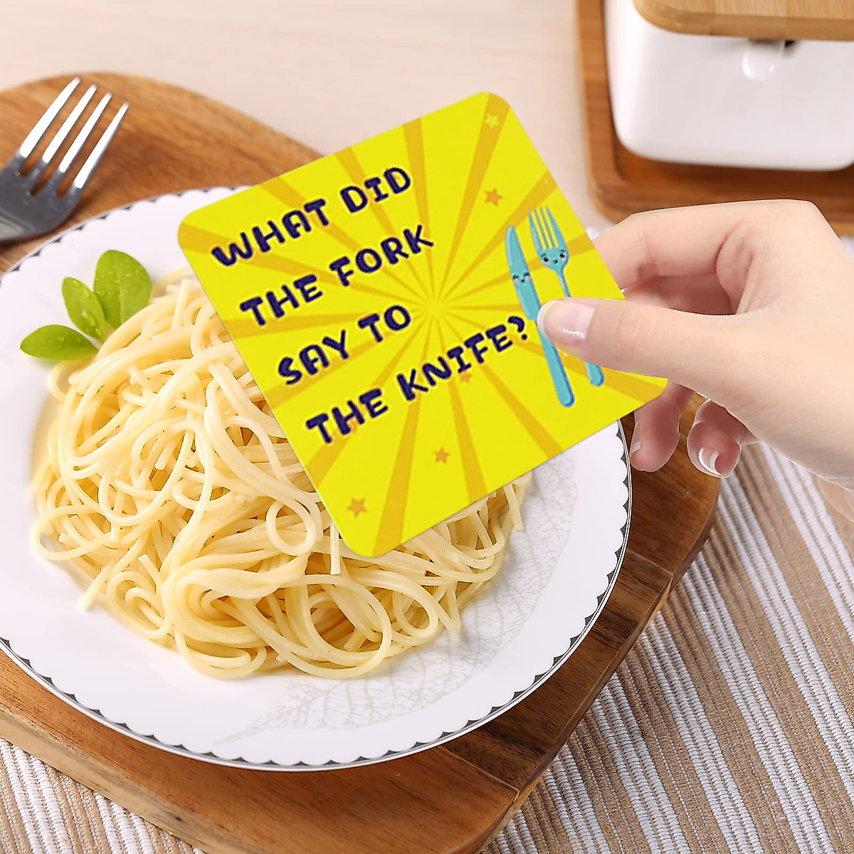 Lunch Box Jokes for Kids, 60PCS Cute Inspirational and Motivational Lunch Notes Jokes Cards for Kids Boys Girls Lunchbox (Q&A)