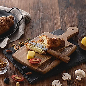 Home Mini Cutting Board With Magnetic Knife Small Fruit Cheese Cutting Board Solid Bamboo Wood Board For Baby infant dormitory,camping cutting board and knife set