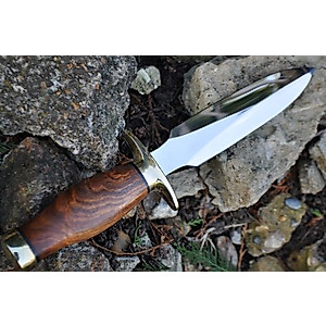 Perkin - Fixed Blade Hunting Knife With Sheath For Belt - JES