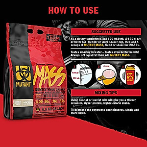 Fit Foods Mutant Mass, Triple Chocolate, 2.2 kg