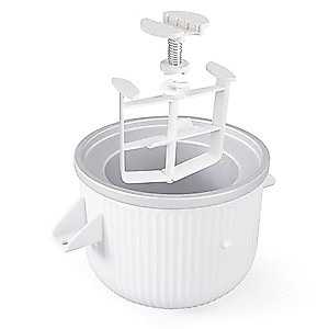 LETOMS Ice Cream Maker Attachment for Kitchenaid, 2 Quart Frozen Ice Cream Bowl for Stand Mixer 4.5/5/6/7QT, Sorbet Gelato Maker for Homemade Ice, Dessert, Yogurt