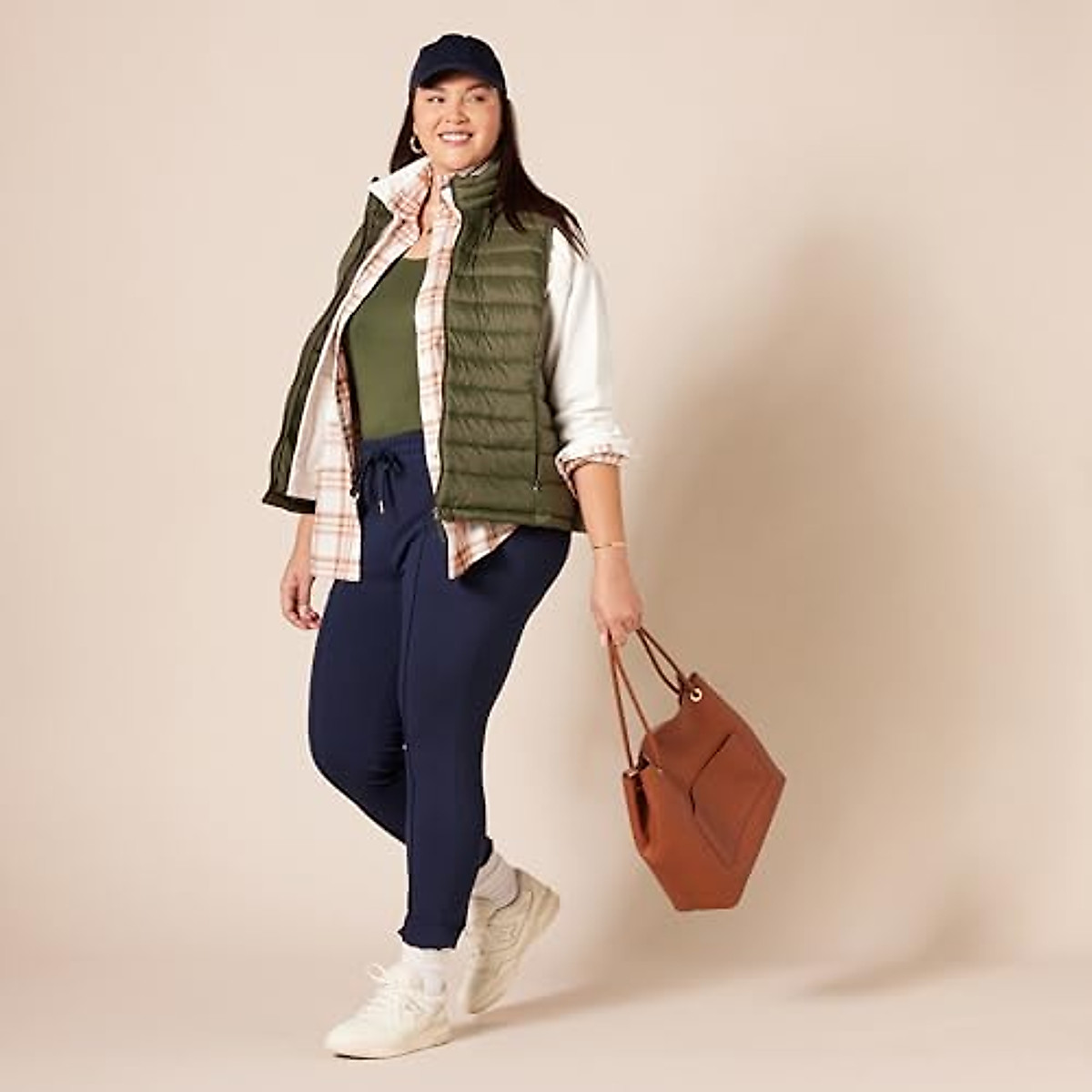 Amazon Essentials Women's Slim-Fit Tank, Pack of 2, Black/Olive, XX-Large