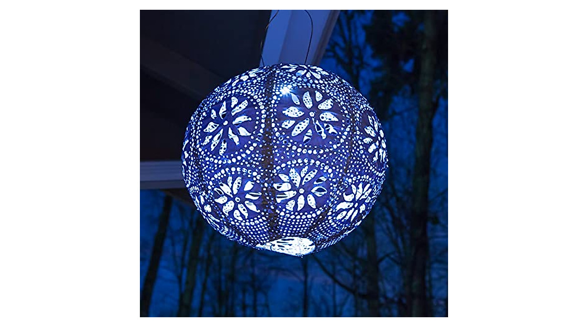 Allsop Soji Stella Boho Solar Lantern for Outdoor Use