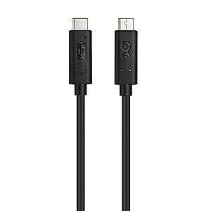 [USB-IF Certified] Cable Matters 100W USB C to USB C Charging Cable 6.6 ft for iPhone 15, MacBook Pro, iPad Pro (USB C Charge Cable, USB C Power Cable) 100W Power Delivery in Black (USB 2.0, No Video)