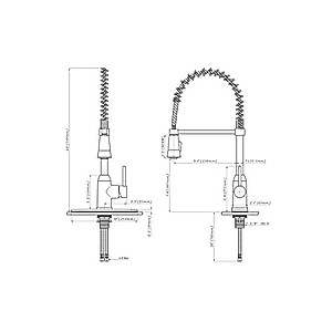 Pacific Bay Rainier Pull-Down Kitchen Sink Faucet (Chrome)