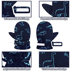 Sarfel Toddler Mittens 2T Toddler Gloves Ages 2-4 Toddler Winter Gloves Toddler Waterproof Mittens for Toddler Boys Snow Gloves