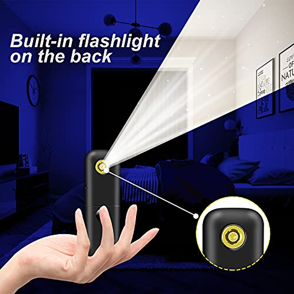Key Finder with Thinner Receivers & Advanced Fabric Remote, Simjar 80dB+ RF Item Locator with 131ft Working Range, 1 RF Transmitter & 6 Receivers…