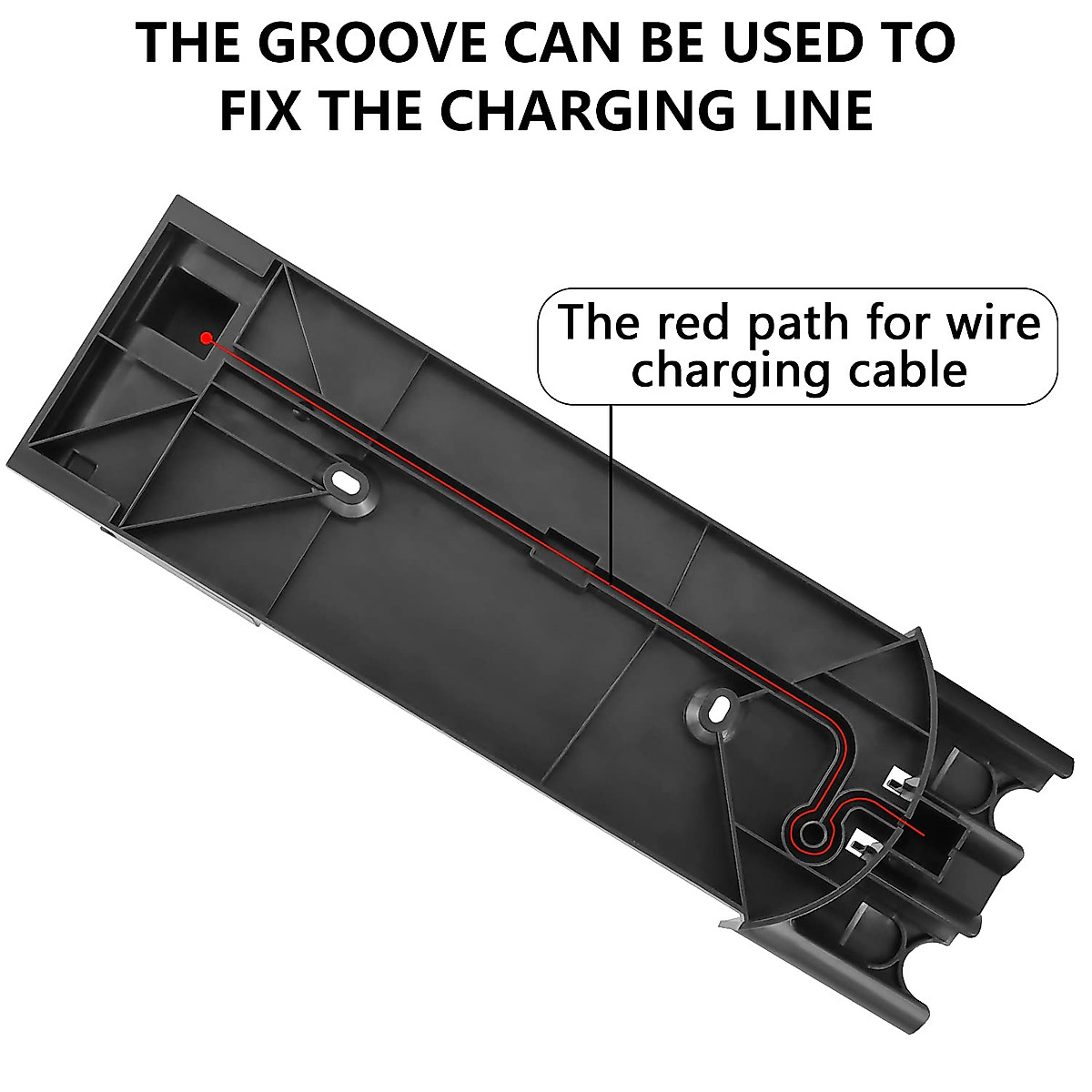 Improvedhand Docking Station Accessory Wall Mount Compatible with Dy.son V7 V8 Cordless Vacuum Cleaner Replaces Part # 967741-01