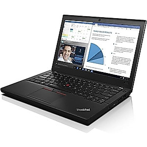 Lenovo Thinkpad X260 Laptop Intel Core i5 2.40 GHz 8GB Ram 256GB SSD Windows 10 Pro (Renewed)