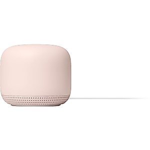 Google Nest WiFi Router 3 Pack Sand (One Router & Two Extenders) 2nd Generation 4x4 AC2200 Mesh Wi-Fi Routers with 6600 Sq Ft Coverage (Renewed)