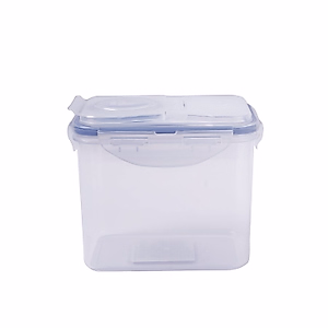 Lock&Lock 33.8-Fluid Ounce Rectangular Food Container with Flip Lid, Tall, 4.1-Cup