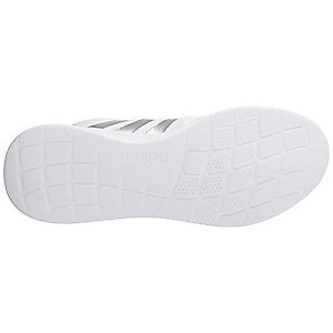 adidas womens Puremotion Wide Shoes, White/Silver Metallic, 11 W US