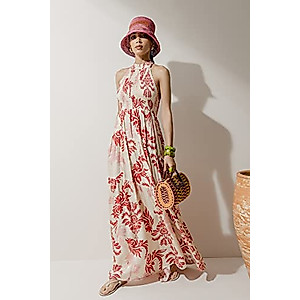 SENSI STUDIO, Trinado Crochet Lampshade, Medium, Fuxia and Straw