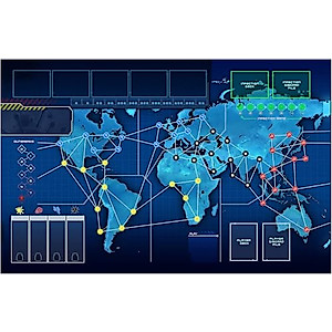 Pandemic Legacy Season 1 Red Edition Board Game | Board Game for Adults and Family | Cooperative Board Game | Ages 13+ | 2 to 4 players | Average Playtime 60 minutes | Made by Z-Man Games