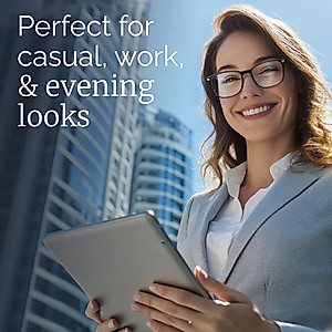 CCVOO Reading Glasses for Women/Men, Eyeglasses, Blue Light Readers for Women/Men, Computer Eye Glasses, Cheaters