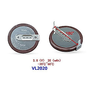 Keyless Entry Remote Replacement Key Fob Battery VL2020 fit for BMW 1 3 5 6 7 Series E90 E92 E93 Smart Key Fob Battery (1)