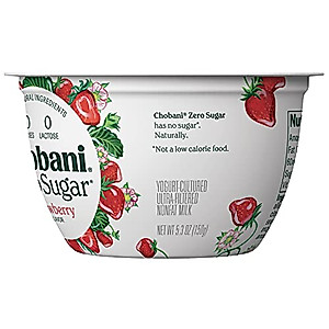 Chobani® Zero Sugar* Strawberry 5.3oz