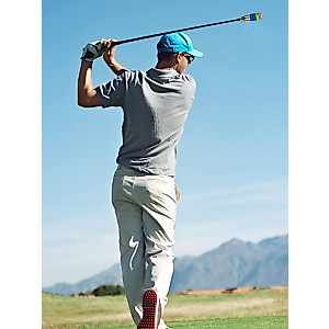 Big Crazy Golf Swing Speed Trainer Adjustable, Golf Training Equipment Three Weight Configuration Options, Golf Tempo Training Aids Connect Your Golf Clubs for Ping