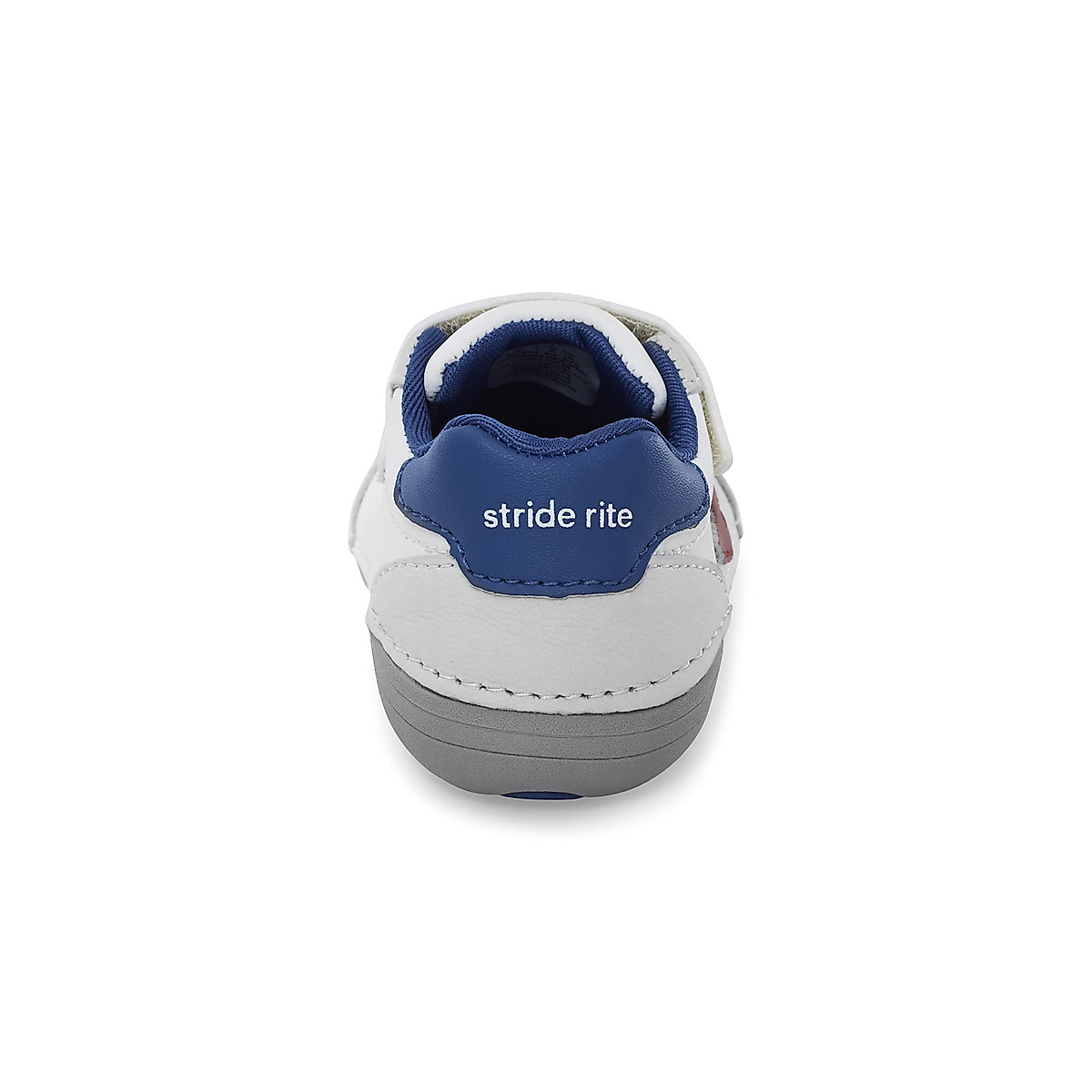 Stride Rite Boy's SM Kennedy Athletic Sneaker, White Multi, 6 Wide Toddler