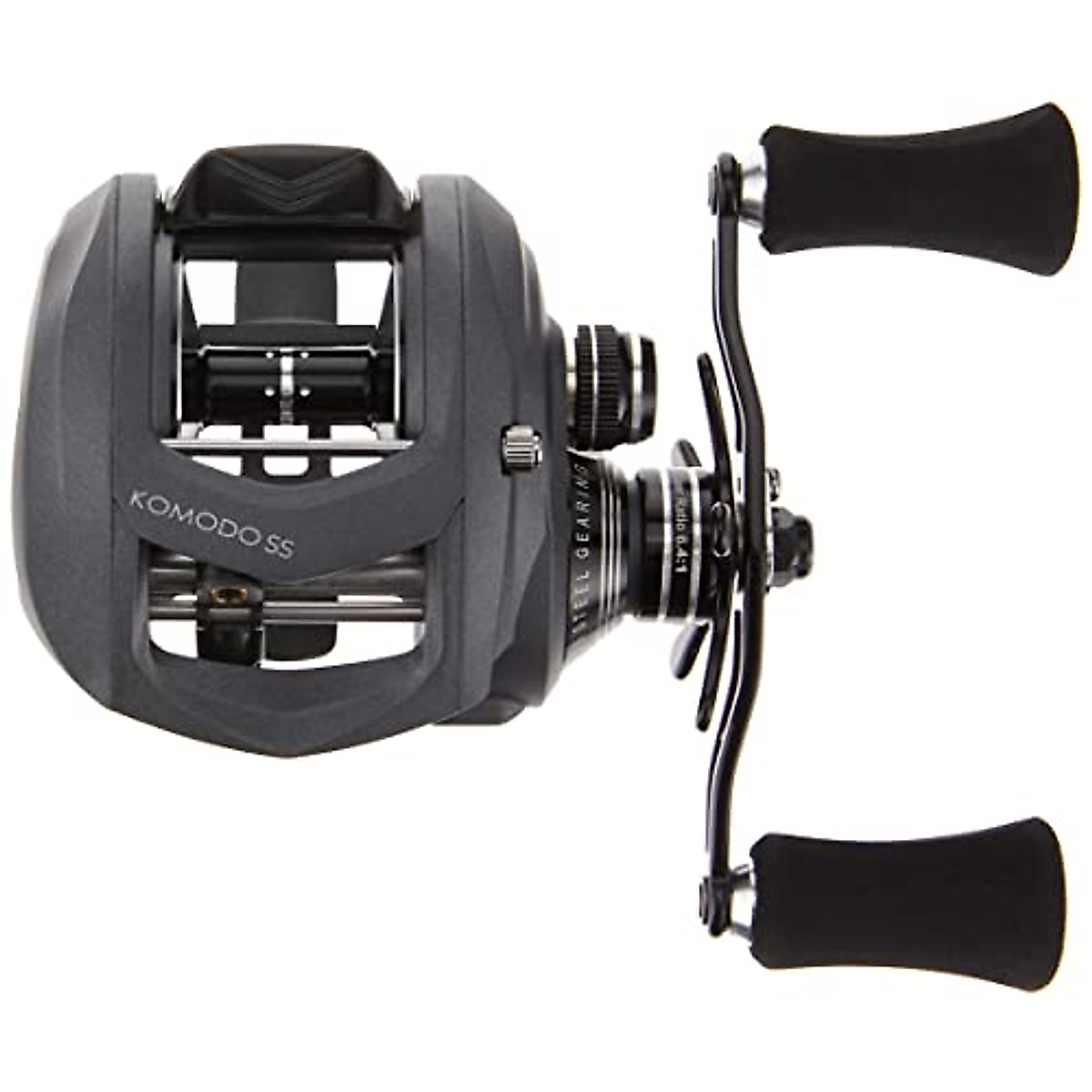 Okuma Komodo SS Large Capacity Low Profile Baitcaster, KDS-364LX (Left Hand), 150 yds-20LB, Paddle Handle