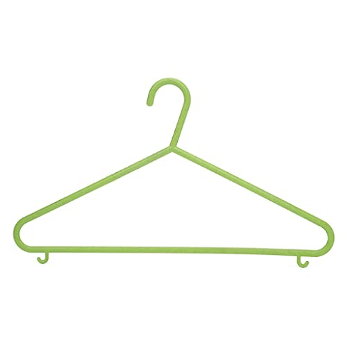 N/A Multifunctional Adult Plastic Hanger Clothes Coat Skirt Hanger Clothes Hanger (Color : Green, Size : 37 * 20.5cm)