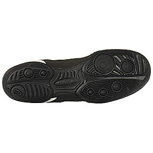 ASICS Men's Matflex 6 Wrestling Shoes, Black/Silver, 11.5 M US