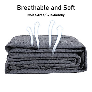 Lxztayuk 128x120 Extra Large King Size Waffle Duvet Cover, Microfiber Duvet Cover 3 Piece Set, King Size Gray Duvet Cover, Bohemian Style Duvet Cover, (128"X120")