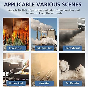 300 Replacement Filter for Coway AIRMEGA Max2 300/300S Combined True HEPA with Activated Carbon 2-in-1 Filter, AP-1515-FP