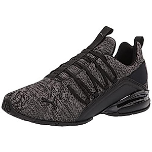 PUMA Mens Axelion Cross Trainer, Multi Mens Black-Castlerock, 11.5