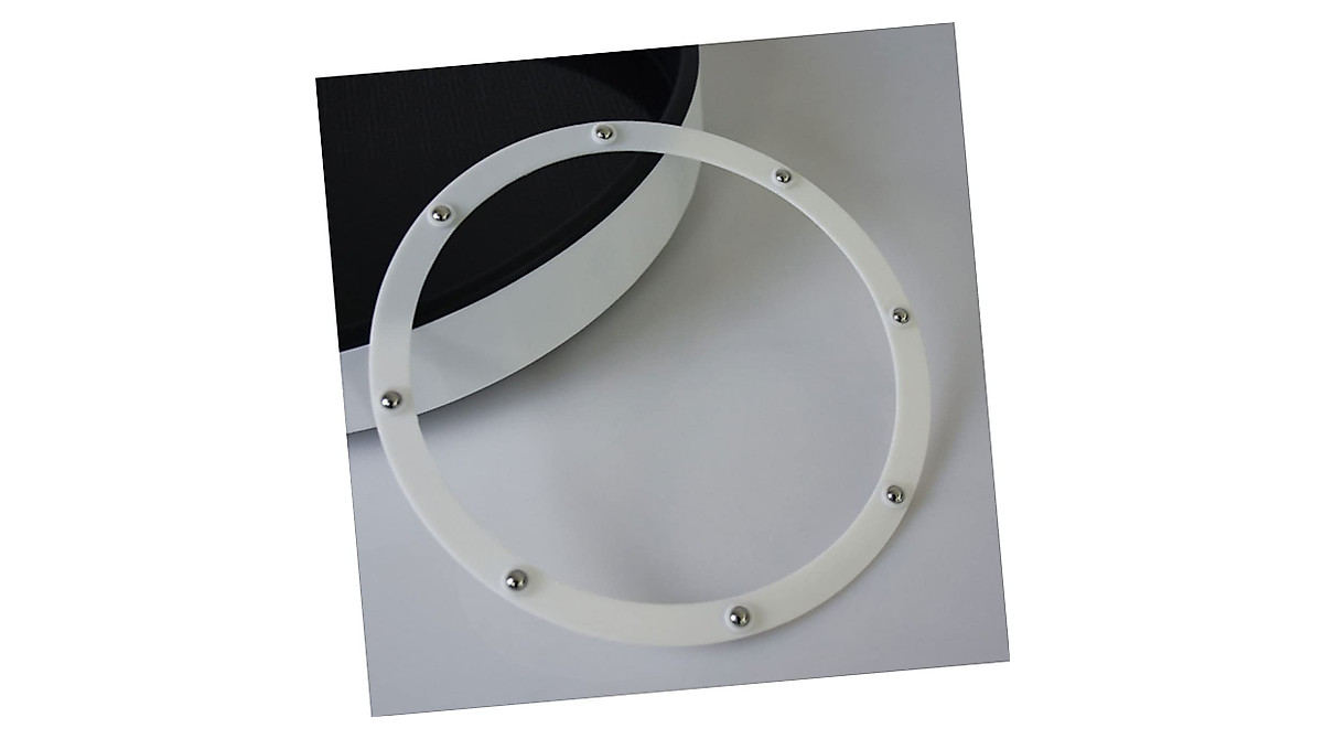 Veemoon Steel Ball Turntable Ring Set for Display and Organization