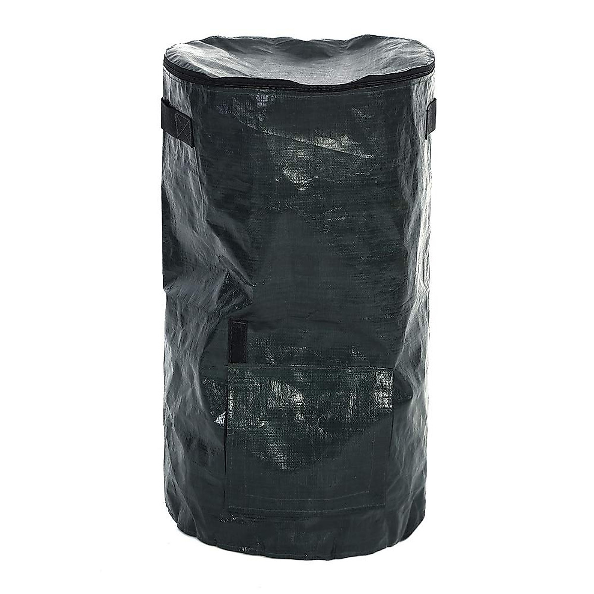 Mintata Collapsible Compost Bag, 2 Sizes Kitchen Garden Yard Organic Waste Compost Bag Environmental Friendly PE Growers Bags (Size : 3560cm)