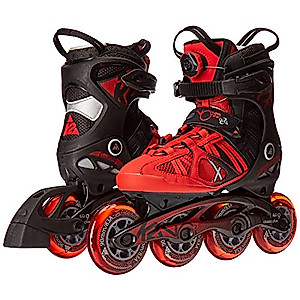 K2 Skate Men's Vo2 90 Boa Inline Skates, Red/Black, 5