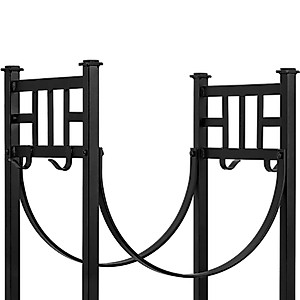 Amagabeli Large Canvas Firewood Carrier Log Tote Bundle 31.6in Large Firewood Rack Fireplace Rack Indoor