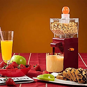 Peanut Butter Maker Nut Grinder, Small Cooking Machine, Home 110V/220V 120W Kitchen Butter Machine, Peanuts Cashews Almonds Hazelnut