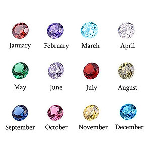 Shineyou Custom Infinity Rings with 2 Birthstones for Women Personalized Promise Rings for Her 925 Sterling Silver Ring Mother's Day Gift