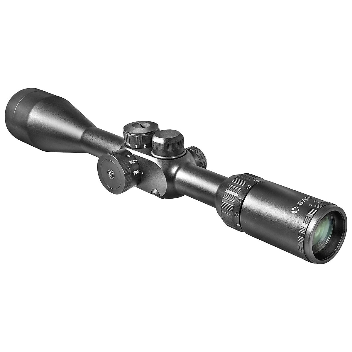 Barska AC10776 Illuminated Reticle Rifle Scope 6-20x50 First Focal Plane Mil-Dot Reticle, Black Matte