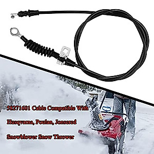 Wanotine 585271601 Deflector Cable for Husqvarna ST261E ST268EP ST276EP ST324P ST327T Snowblowers 532421164 532420672
