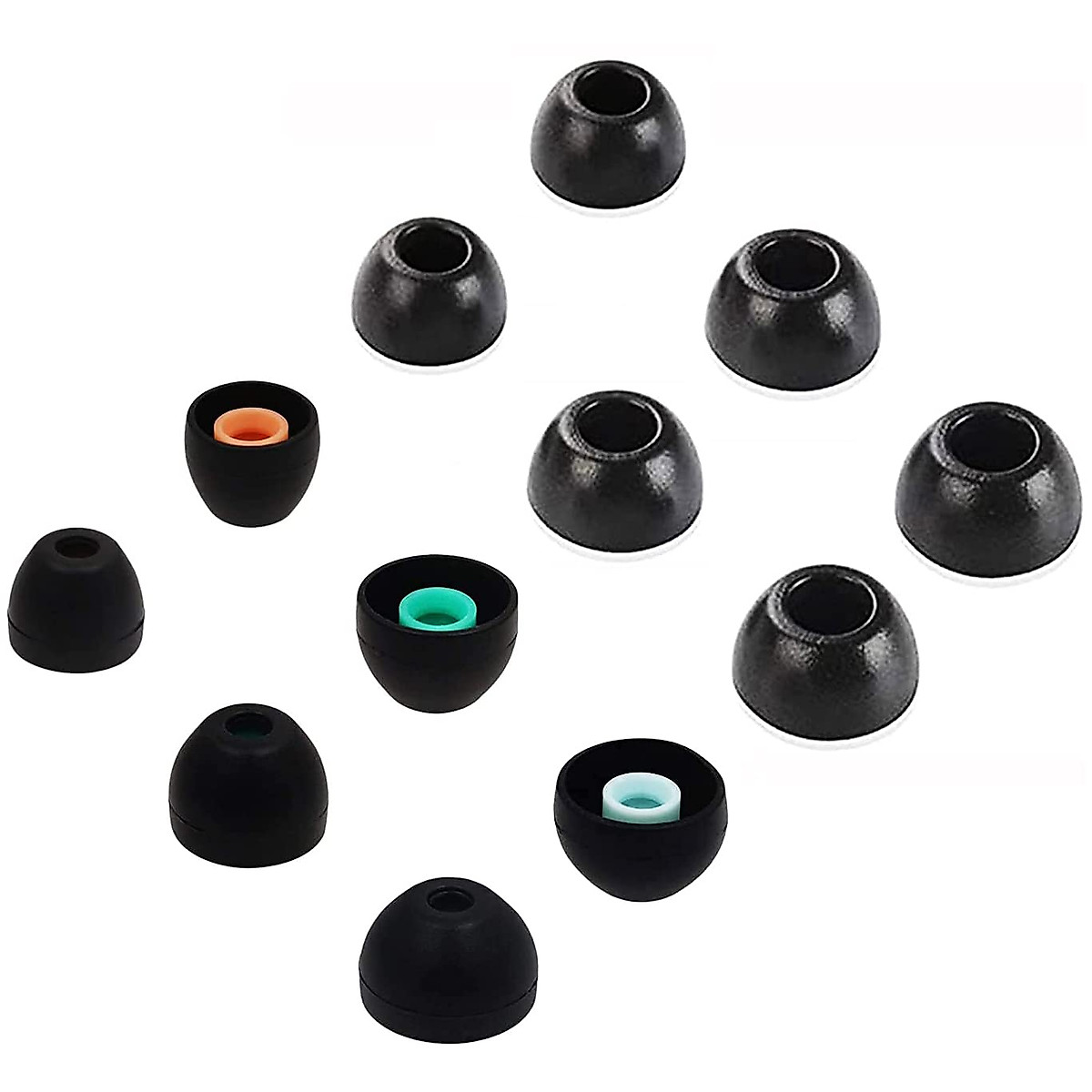 ALXCD Eartips Kit Compatible with Sony WF-1000XM4 Earbuds, S/M/L 3 Pairs Soft Silicone Ear Tips & 3 Pairs Memory Foam Earbuds Tips, Compatible with Sony WF-1000XM4 3+3 Pairs S/M/L