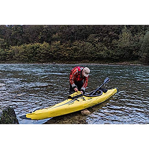 Advanced Elements QuickDraw Deck Bag - AE3501 Kayak Storage Drybag - Universal fit Kayak Storage - 7 Liters - Yellow