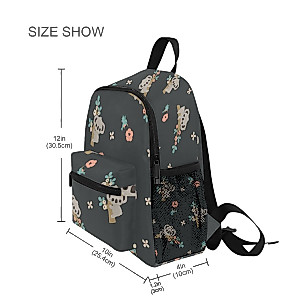 Fisyme Toddler Backpack Bear Koala School Bag Kids Backpacks for Kindergarten Preschool Nursery Girls Boys, M