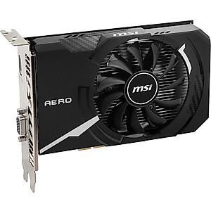 MSI GAMING GeForce GT 1030 2GB GDRR4 64-bit HDCP Support DirectX 12 ITX OC Graphics Card (GT 1030 AERO ITX 2GD4 OC)