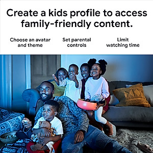 Chromecast with Google TV Watch Movies, Shows, and Live TV in 4K HDR - Snow (Renewed)