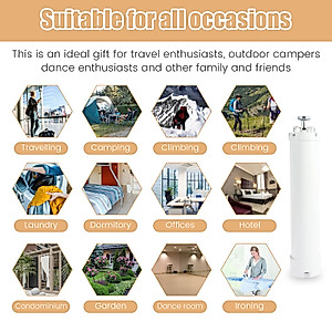 ZJRDYYK Tripod Clothes Drying Rack, Portable Collapsible Laundry Drying Rack Freestanding for Clothes Towels Dorm Camping Outdoor Travel