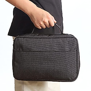 HMZSP Bible Cover Carrying Book Case Church Bag Bible Protective with Handleand Zippered Back Pocket, Perfect Gift for Girls Women Mother Men Women Father Kids